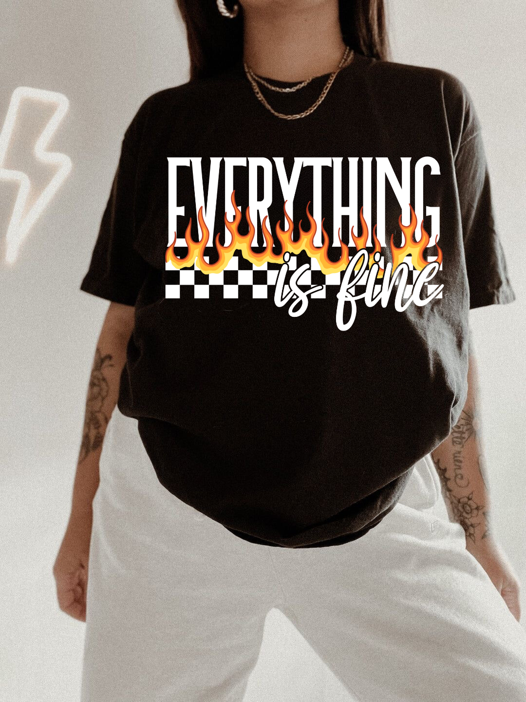 Everything is Fine Fire White – Press