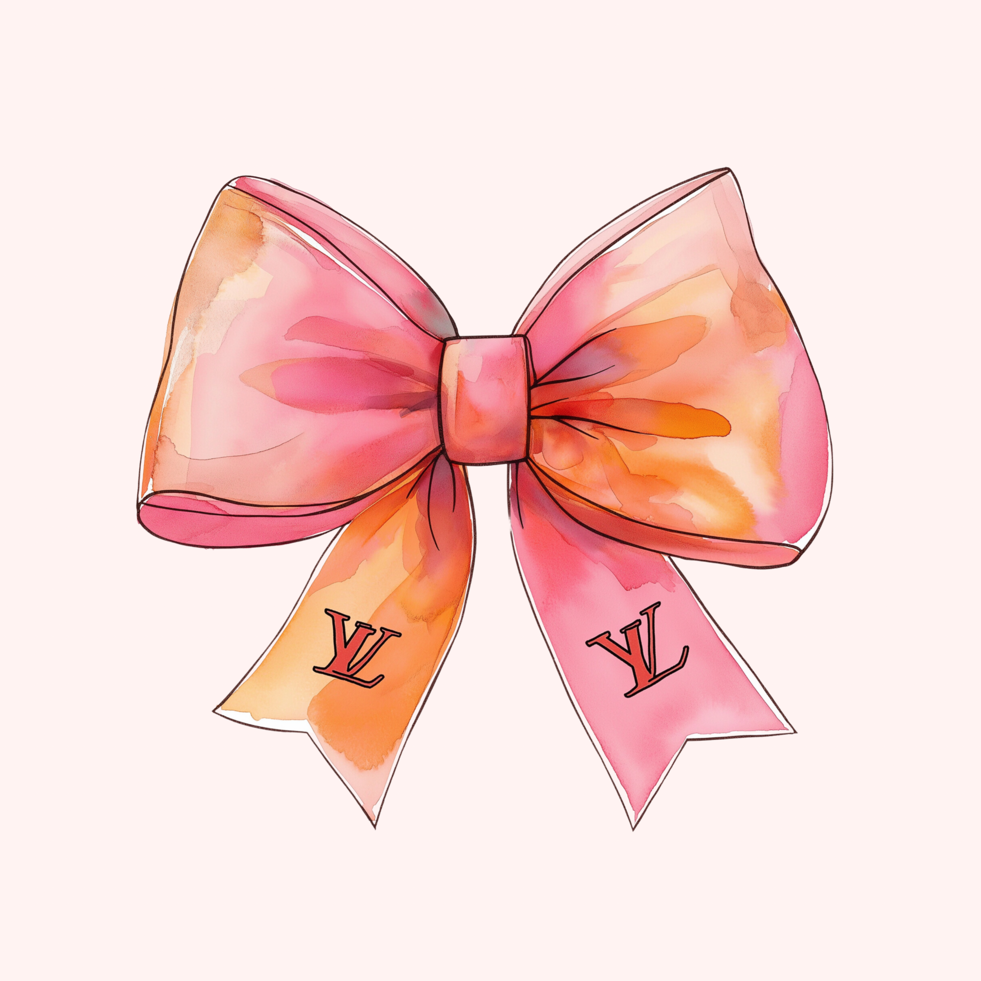 LV Pink Bow Christmas – Press