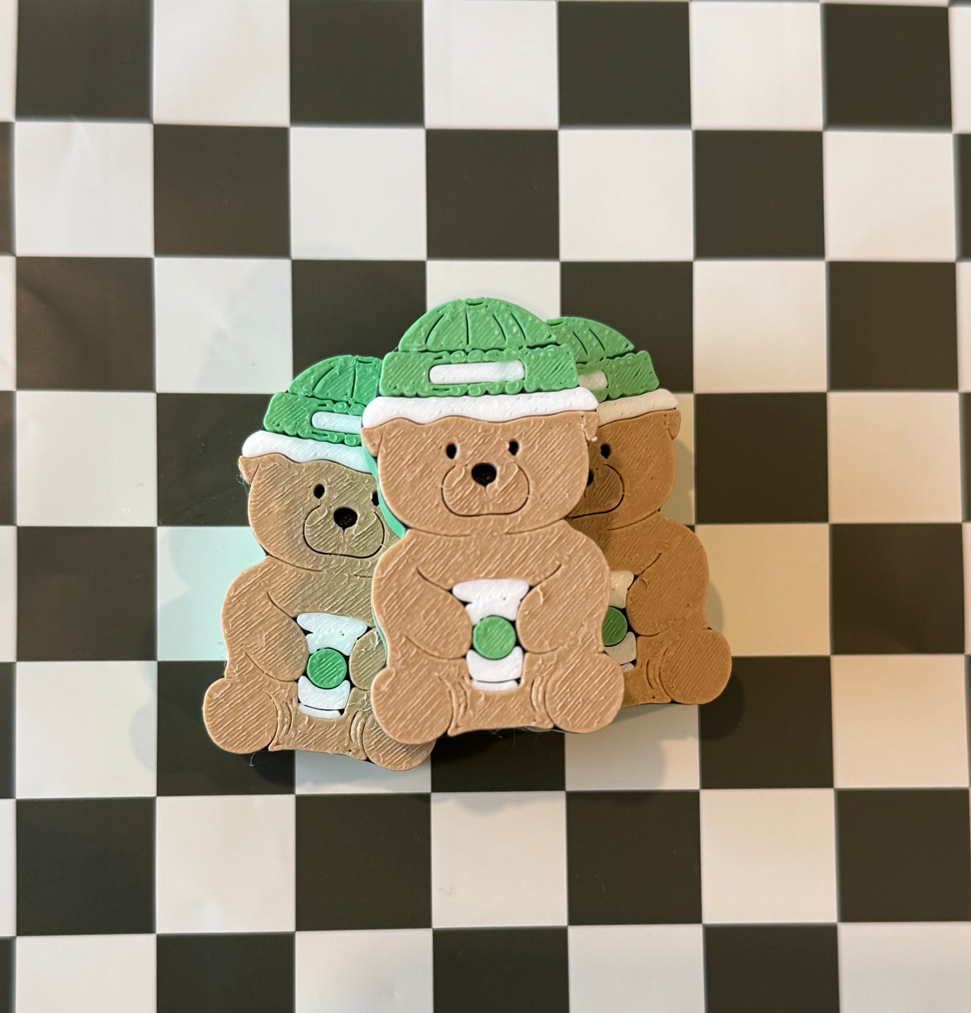 Starbies Bear Straw Topper – Press